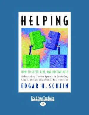 Helping book cover