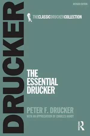 The Essential Drucker book cover